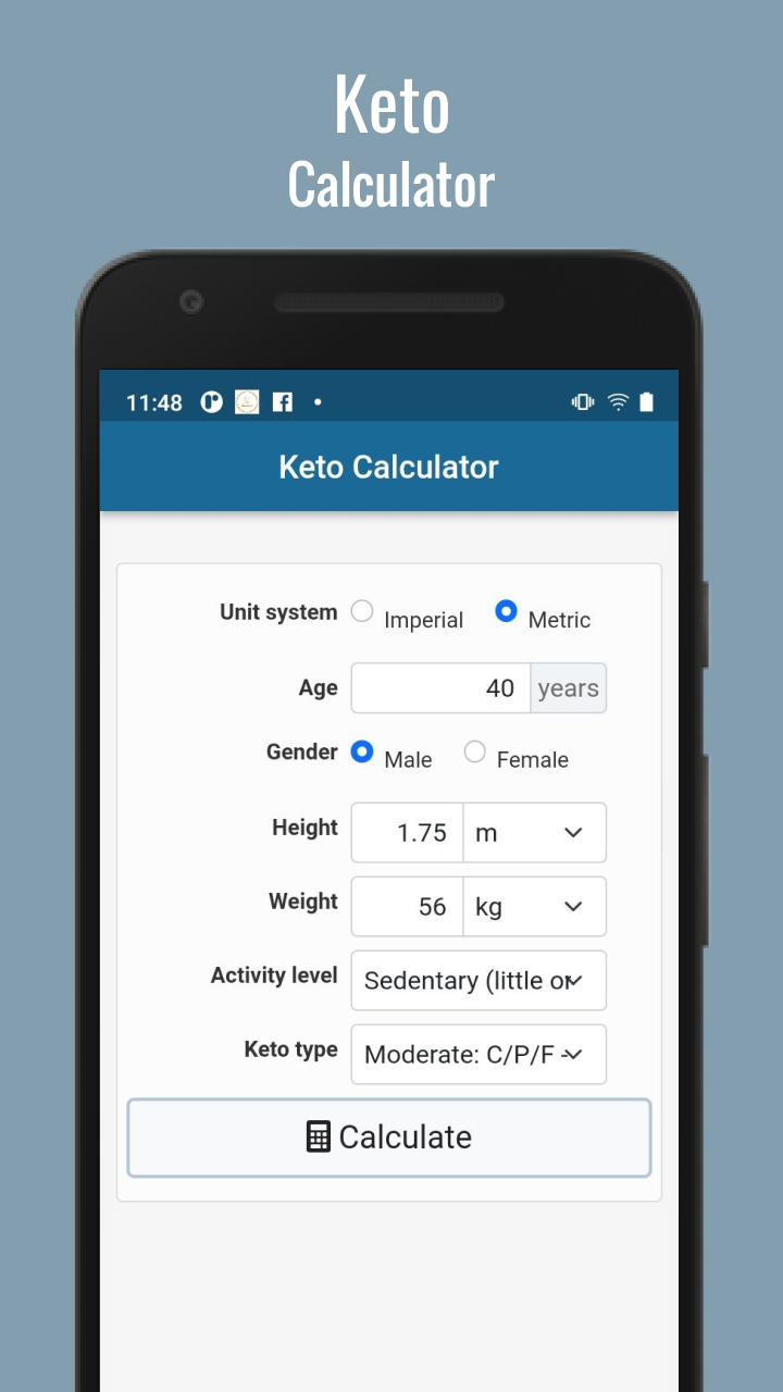 Keto Calculator - App on Amazon Appstore