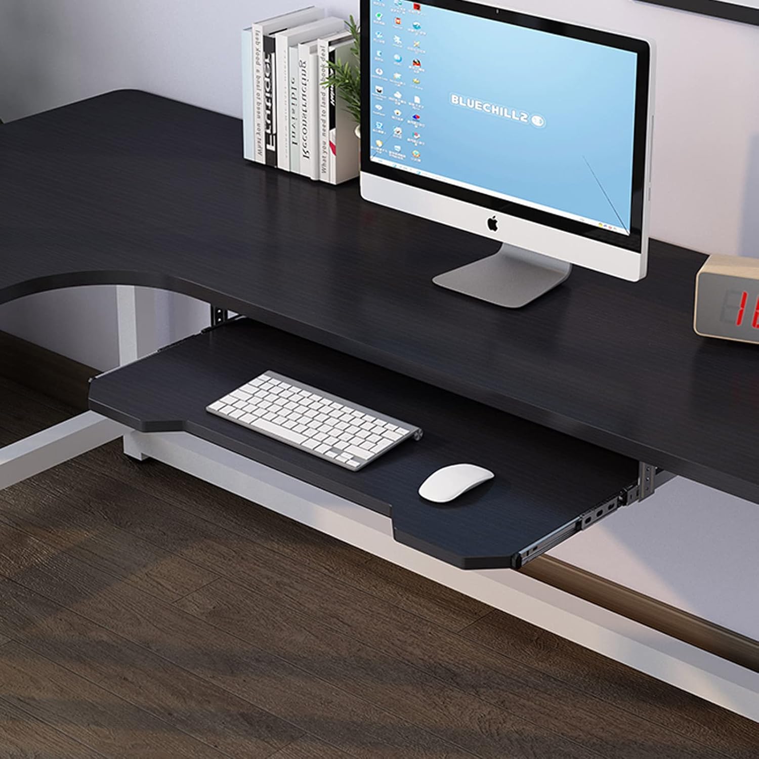 Keyboard Tray Under Desk Slide Drawer,Ergonomic Keyboard Slide-Out ...