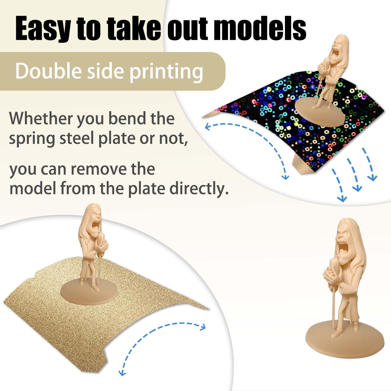 Snapklik.com : Wefuit 235x235mm Double Sided Textured PEI And PEY ...
