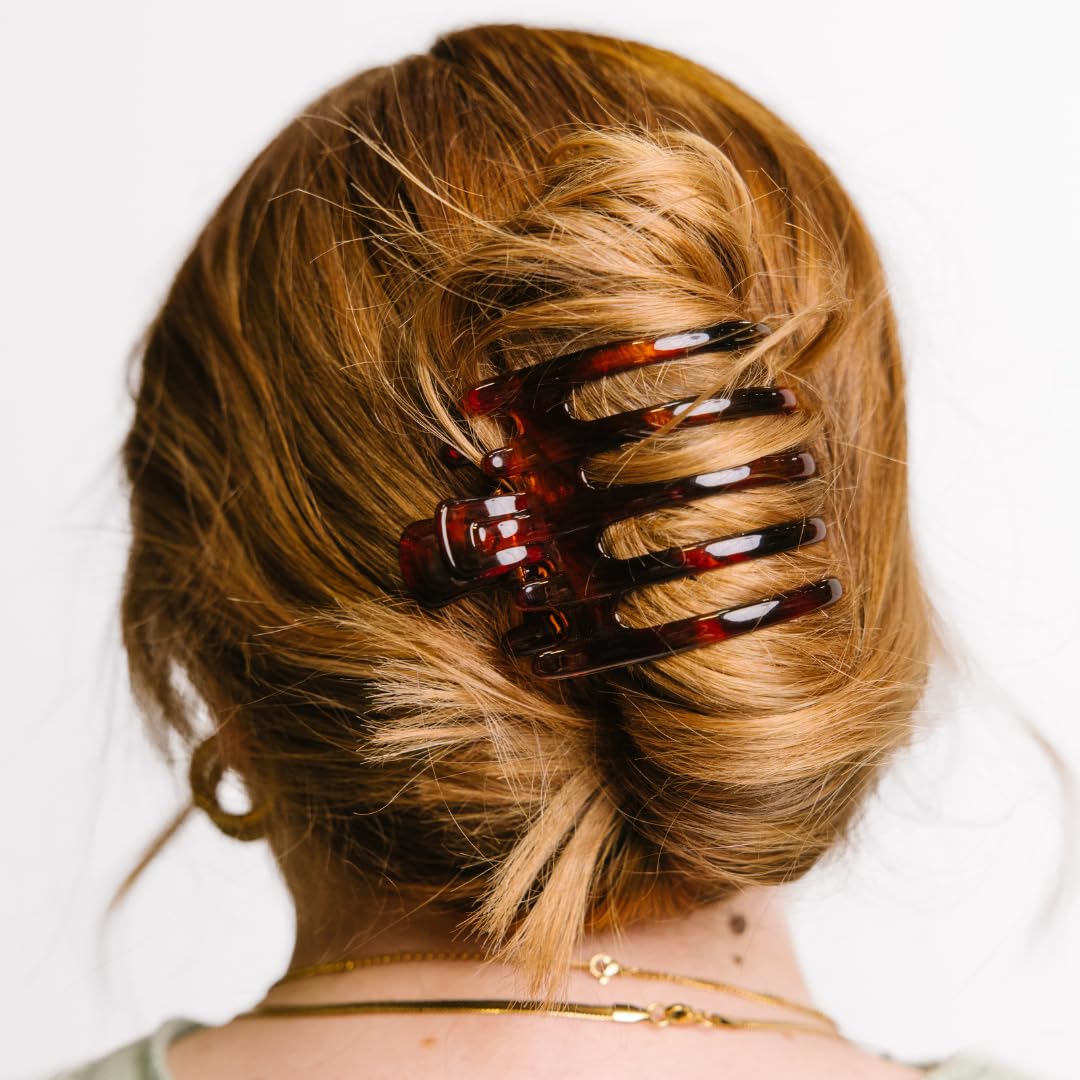 Amazon.com: KAXI Large Wide Lay Down Hair Claw Clips, Extra Large Hair ...