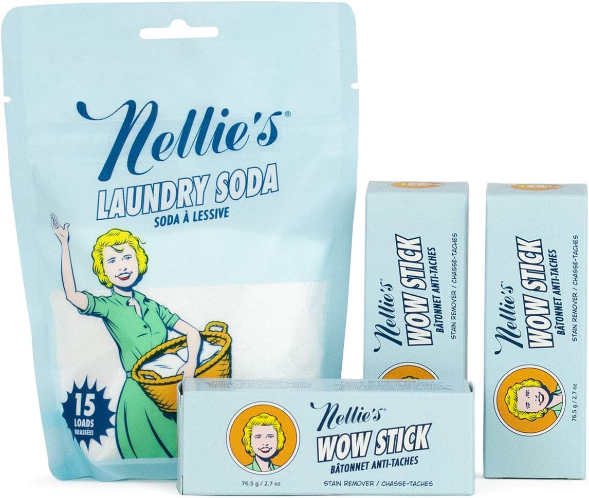 Amazon.com: Nellie’s WOW Stick Stain Remover Bundle – Includes 3 Stain ...