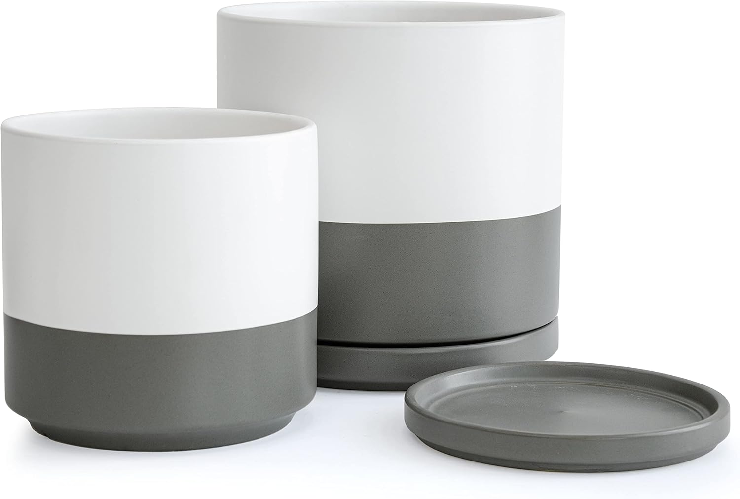 Amazon.com : D'vine Dev 8 Inch & 10 Inch Ceramic Planter Pot for Plants ...