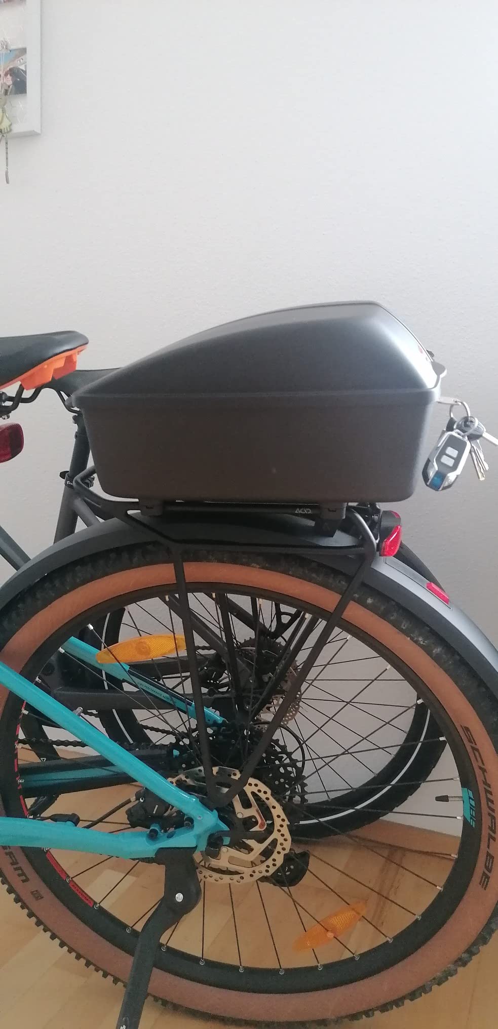 KLICKfix Fahrradbox 12L für Racktime Träger, schwarz, M, 0845R : Amazon ...