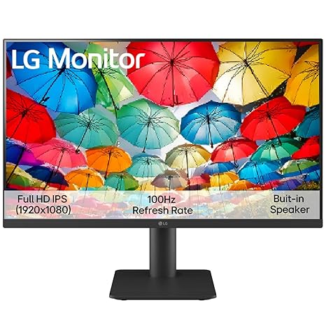 LG 24MS550-B 24 inch IPS FHD (1920x1080) Monitor 100Hz 5ms Reader Mode ...