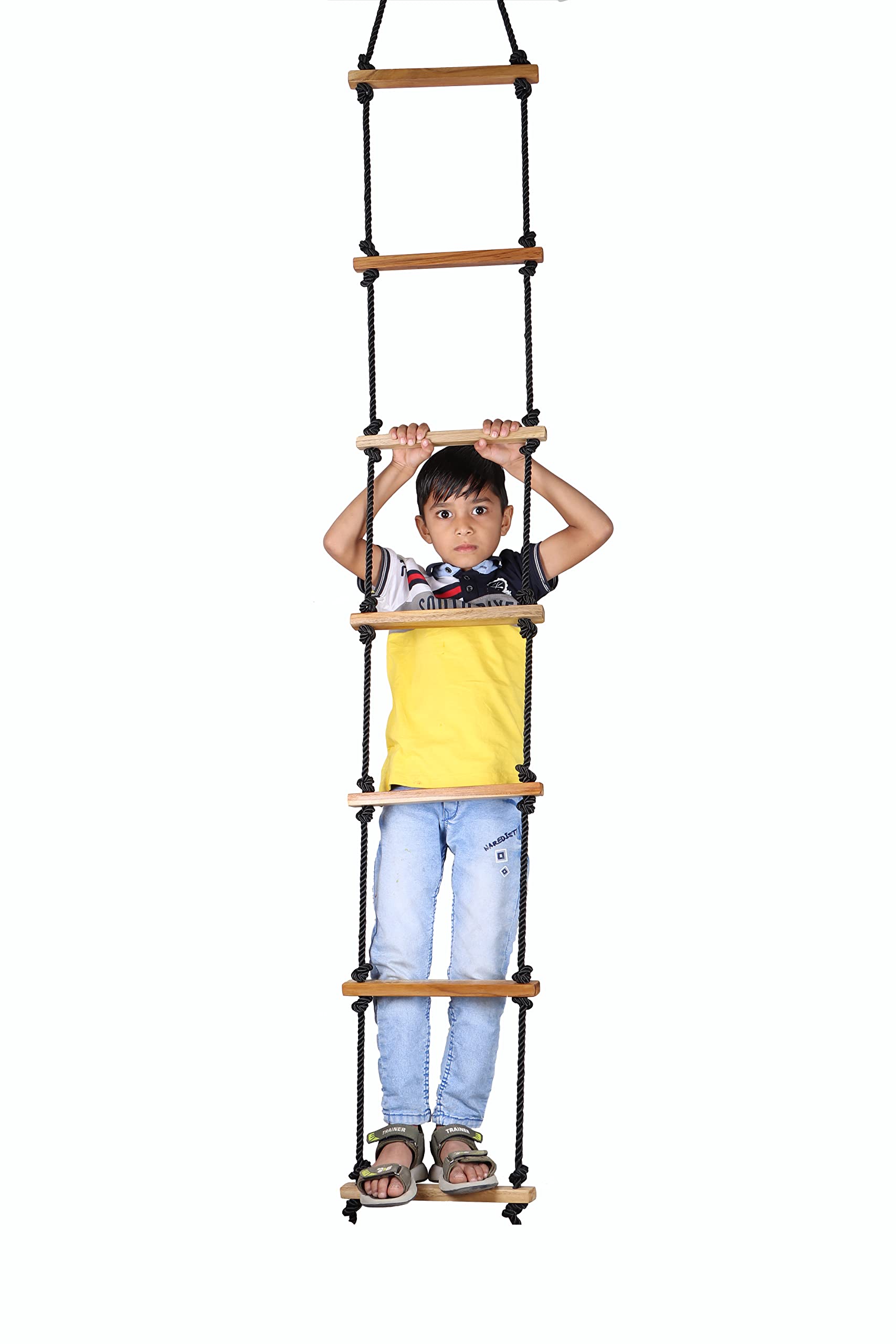 Ashish Rope Climbing Ladder Indoor/Outdoor for Kids - Ninja Ladder, Kid ...