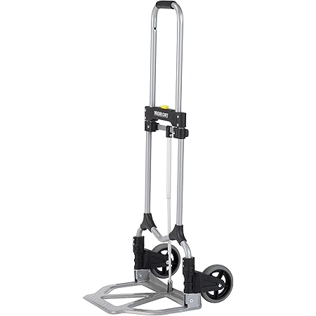 Magna Cart Personal 150 lb Capacity Aluminum Folding Hand Truck (Black ...