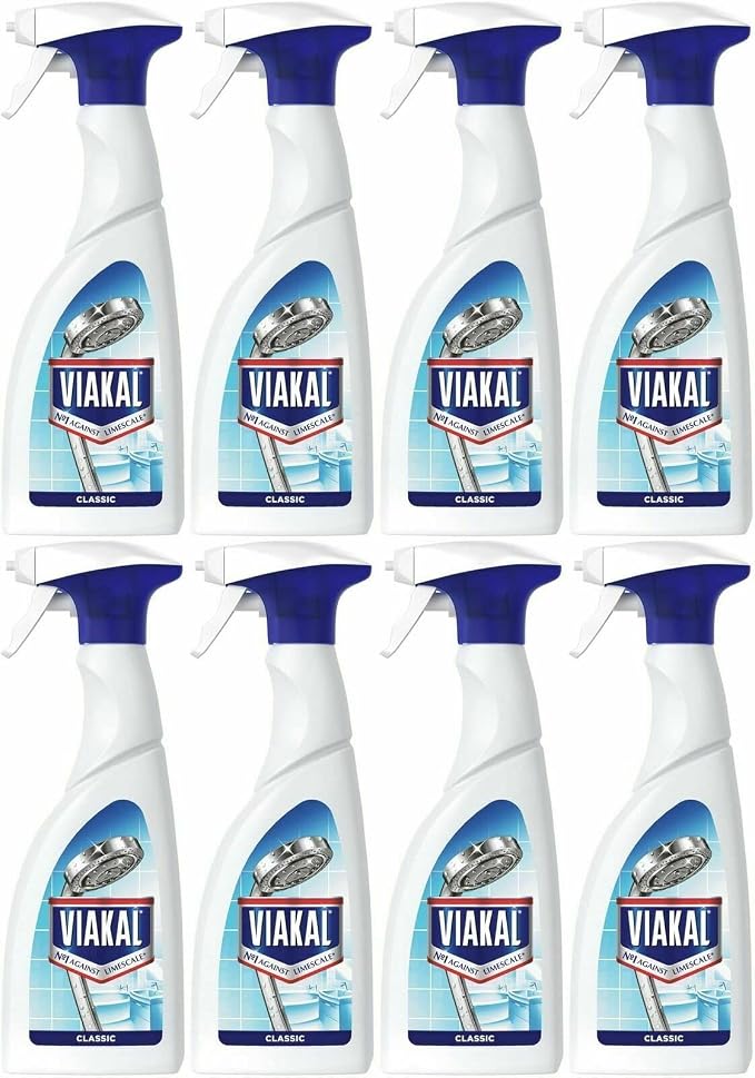 Viakal Limescale Remover Spray, 500ml (8) : Amazon.co.uk: Grocery