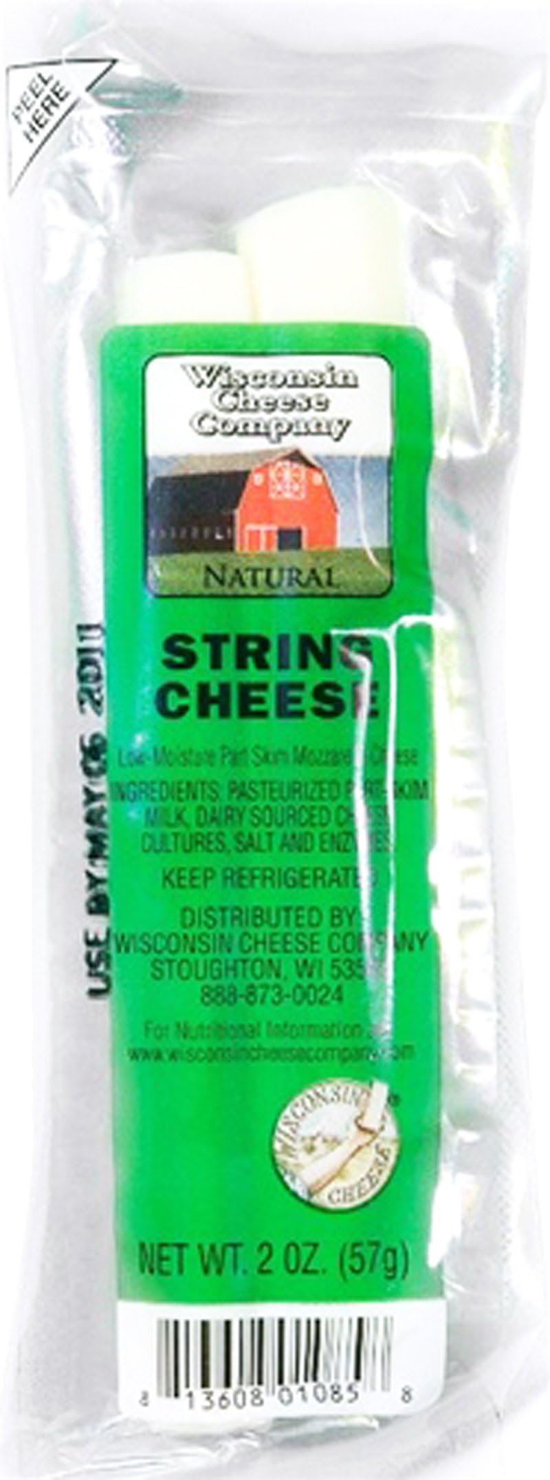 Amazon.com: Wisconsin Cheese Company - String Cheese Snack Sticks 2 oz ...
