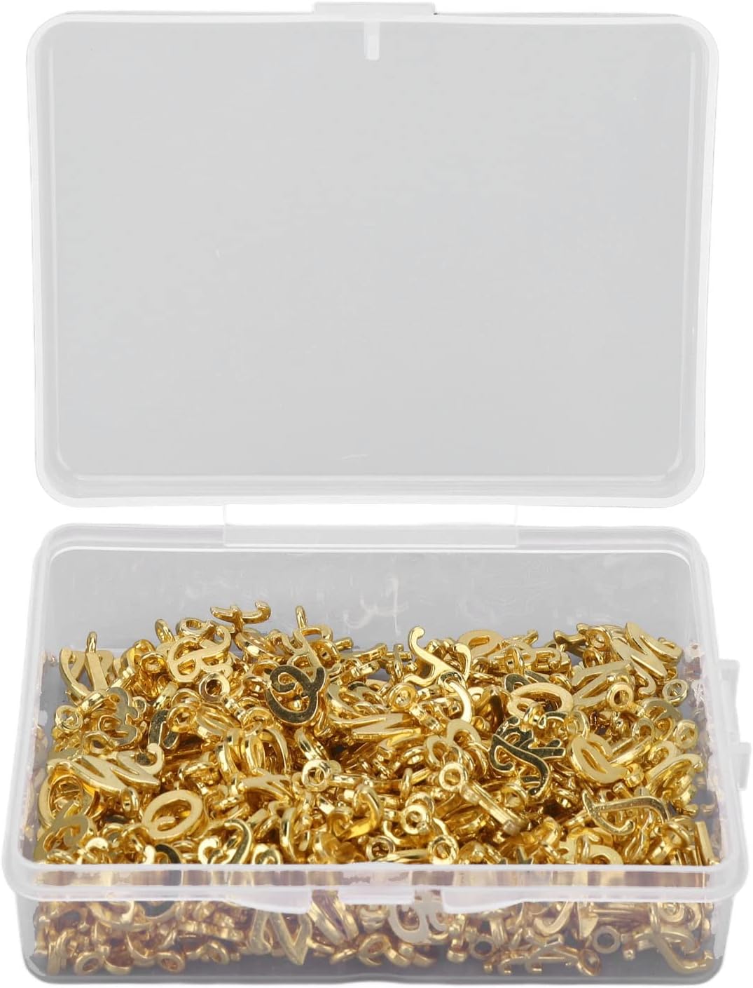 Amazon.com: 52 Pc Gold Metal Plain Letters A-z Alphabet English Letters ...