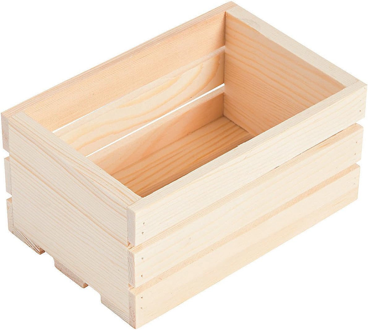 Amazon.com: Fun Express Wood Mini Crates, Set of 6 - DIY Unfinished ...