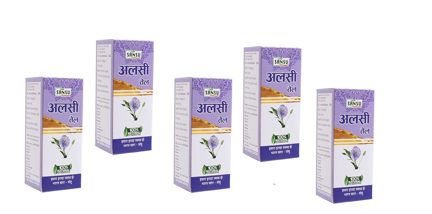 Buy SANSU Alsi ka tel, Alsi ka oil, Natural Alsi Oil, 100% Flexseed oil ...