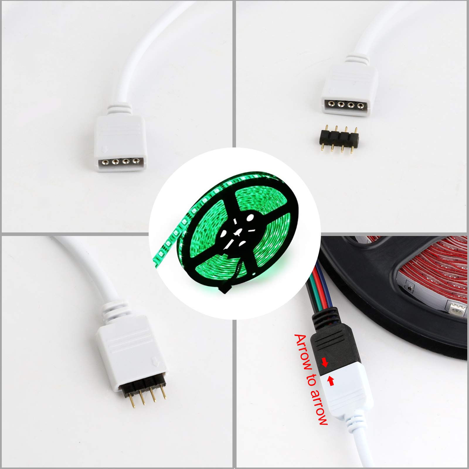 Hot Toys Cable De 4 Hilos Para Tiras LED RGB En Rollo De 100 Metros ...