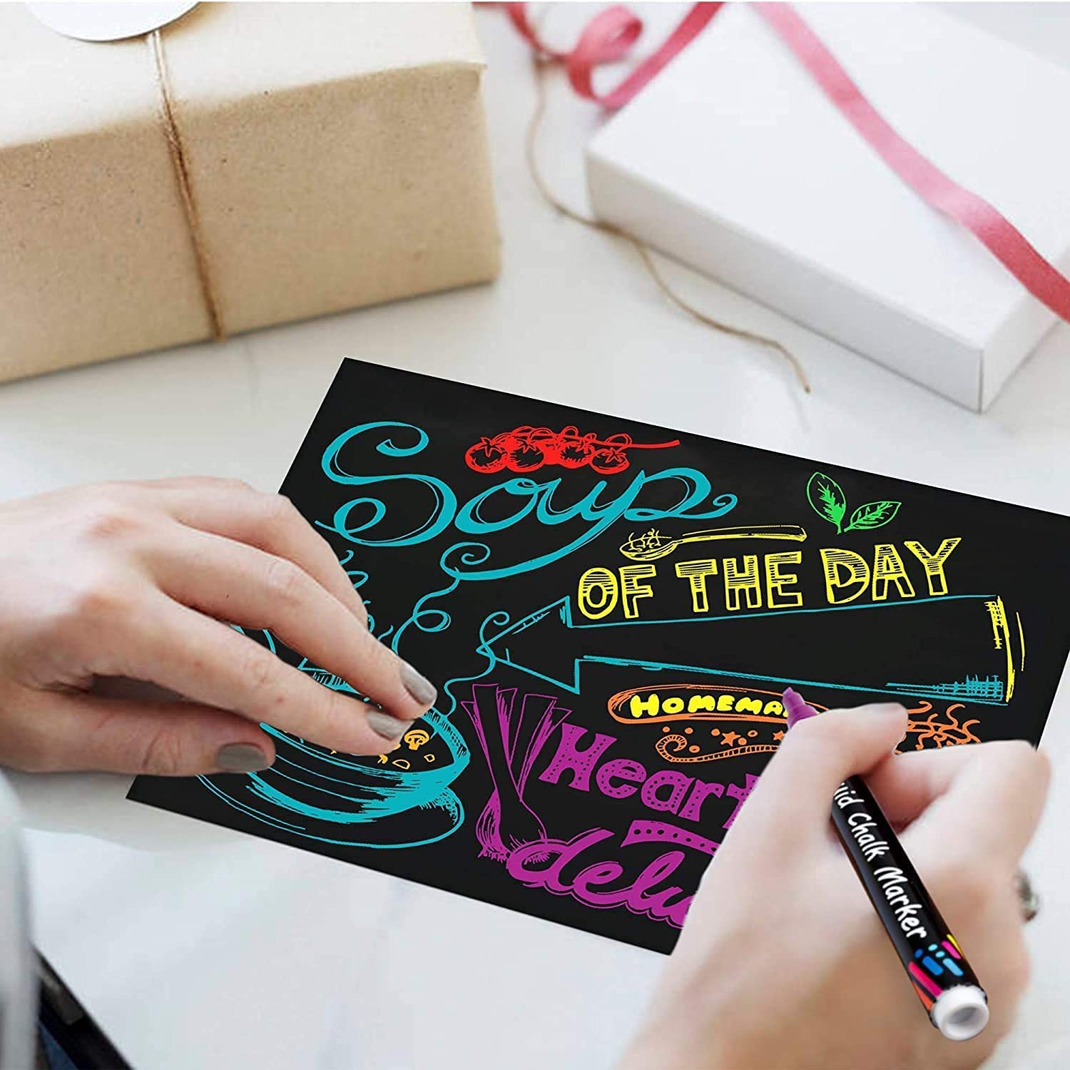 Snapklik.com : Shuttle Art Chalk Markers, 24 Vibrant Colors Liquid ...