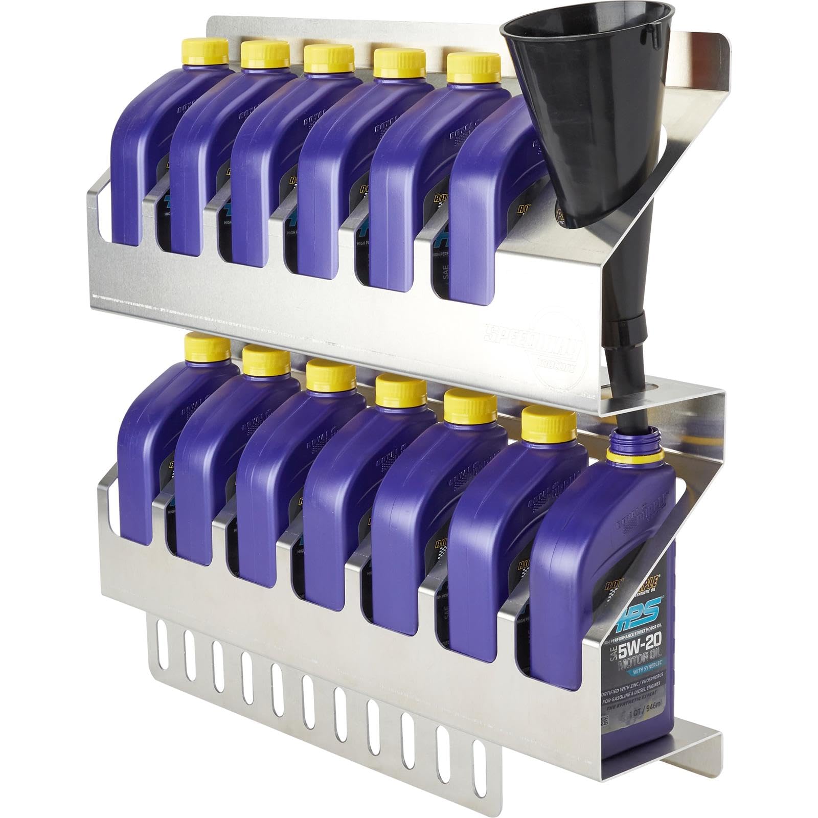 Amazon.com: 12-Quart Oil Storage Shelf, Aluminum, For Garage/Trailer ...