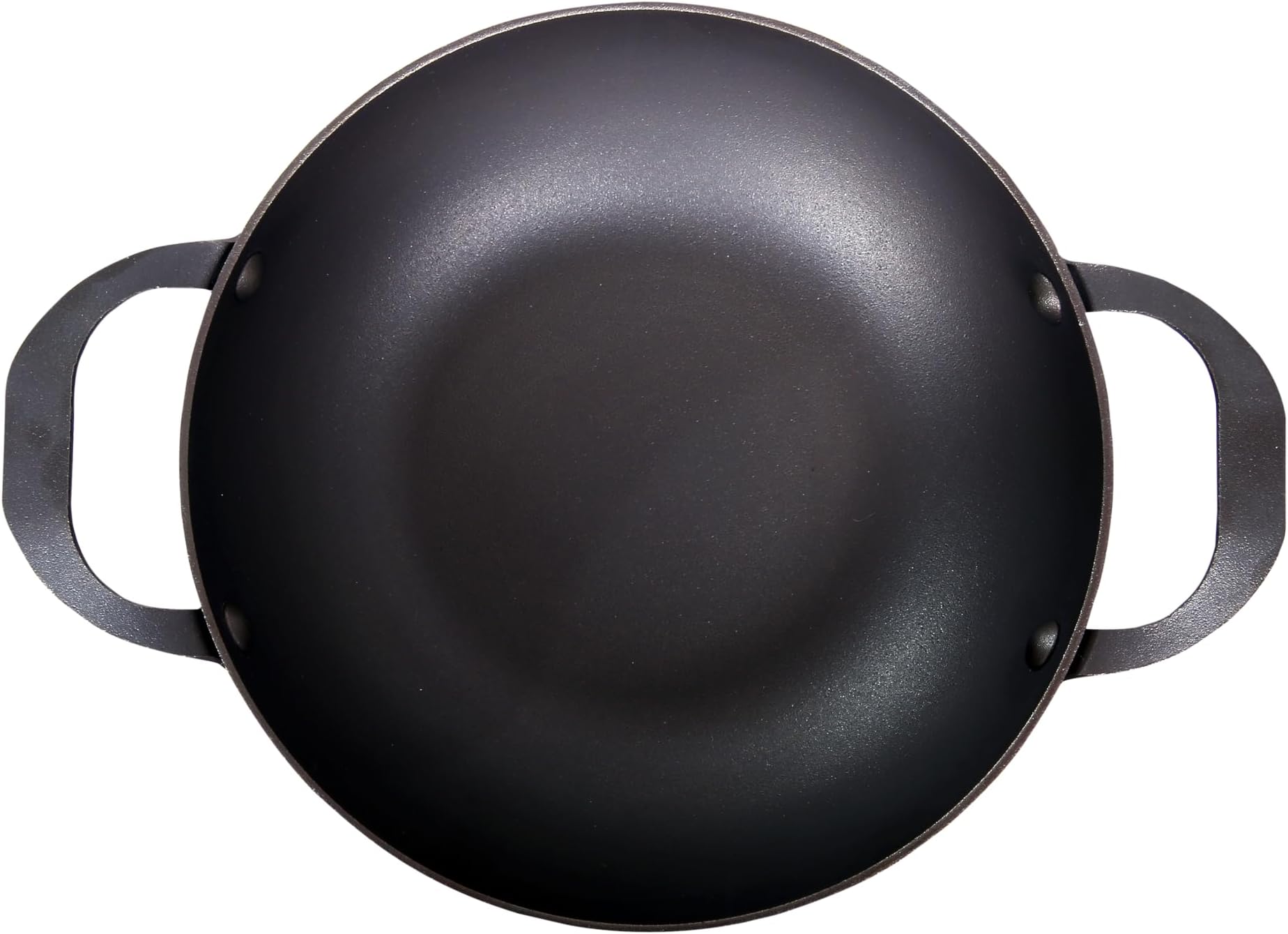 DYNAMIC COOKWARES Pre-Seasoned Carbon Steel Iron Kadaai/Black Iron ...