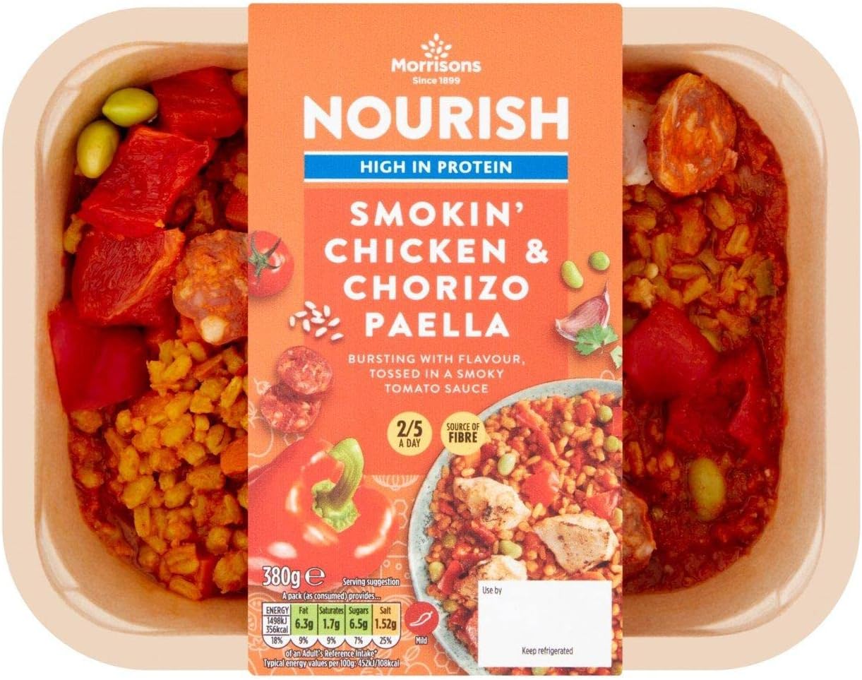 Morrisons Nourish Chicken Paella 380g : Amazon.co.uk: Grocery
