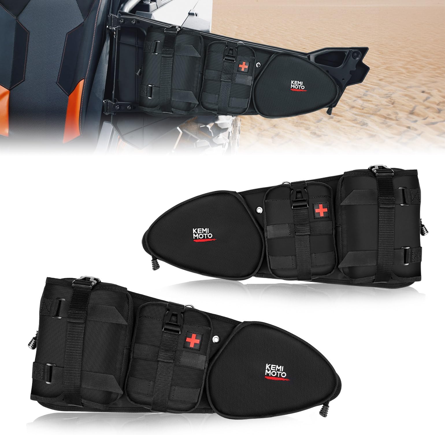 Amazon.com: KEMIMOTO UTV Side Door Bags Compatible With RZR XP 1000 ...