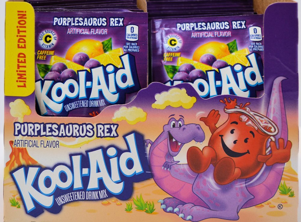 Amazon.com : Purplesaurus Rex Kool-aid Drink Mix (48 packs) : Grocery ...