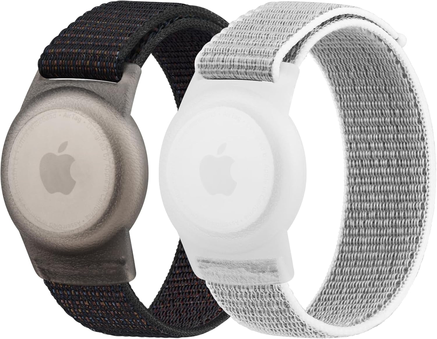 [2 Pack] 22CM Nylon AirTag Bands for Apple AirTags 2021, AirTags Holder ...