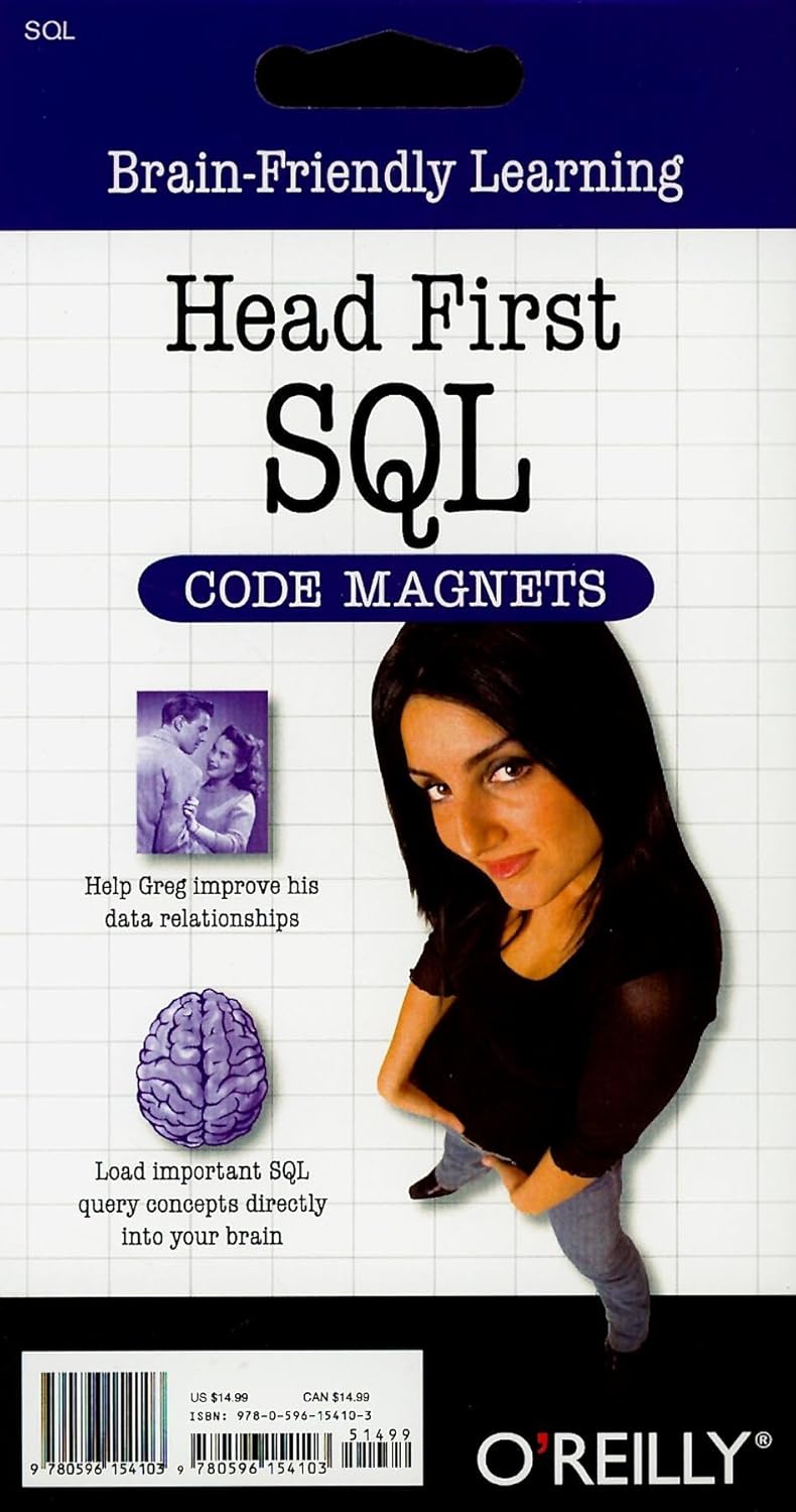 Head First SQL Code Magnet Kit: O'Reilly Media, Inc: 9780596154103 ...