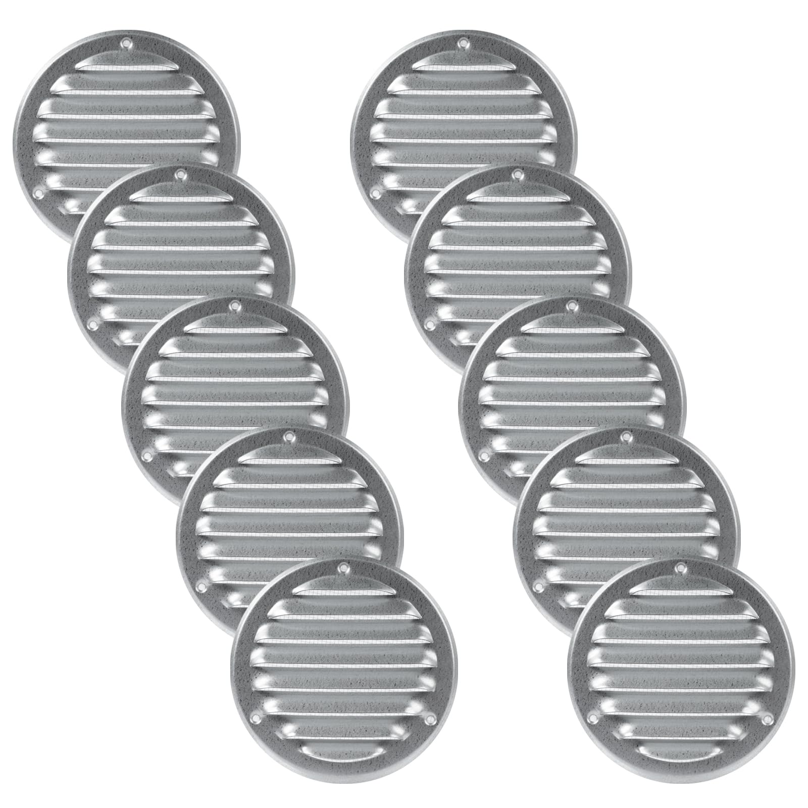 Vent Systems 4" Inch Galvanized Steel Soffit Vent Cover - Pack of 10 ...