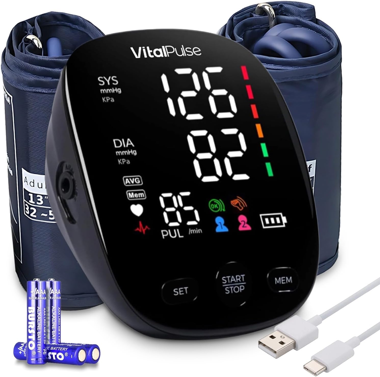 Amazon.com: OMRON Iron Upper Arm Blood Pressure Monitor - Clinically ...