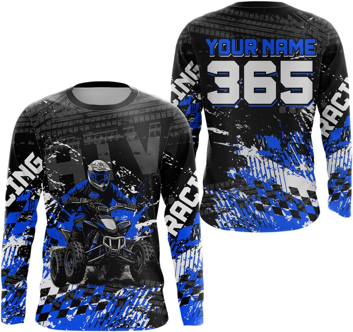 Amazon.com: ChipteeAmz Personalized ATV Motocross Jersey Custom Quad ...