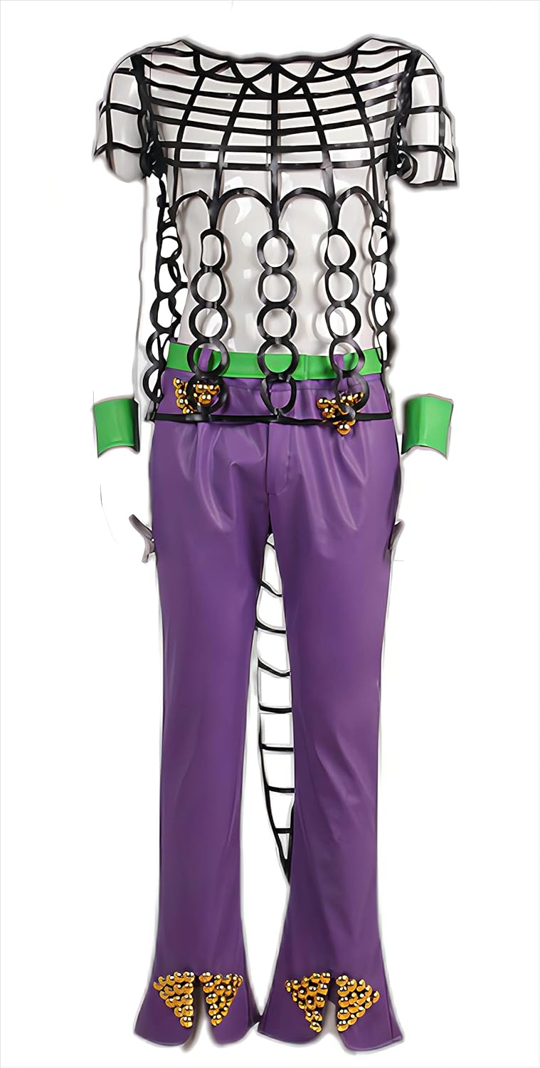 Amazon.com: Weitec Warrior Cosplay Costume for JoJo's Bizarre Adventure ...