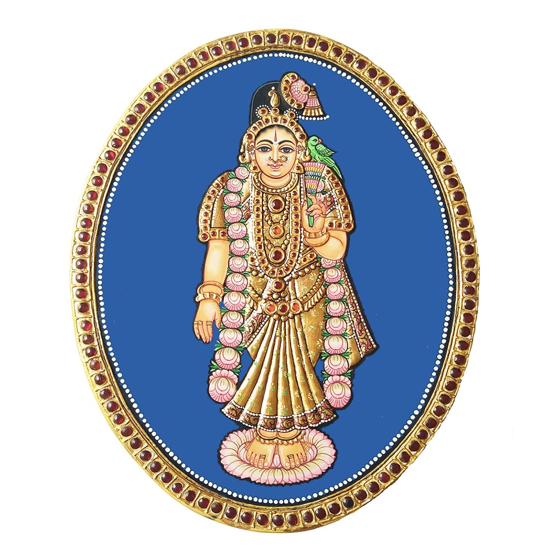 AllZon Madurai Meenakshi/Srivilliputhur Andal Amman Goda Devi Oval ...