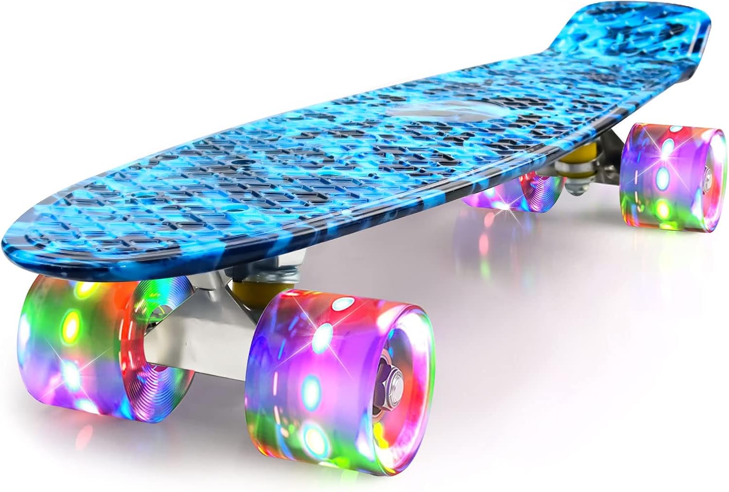 BEAUTY CHOICE Patineta para Niña Patineta De Skate para Niños Azul ...