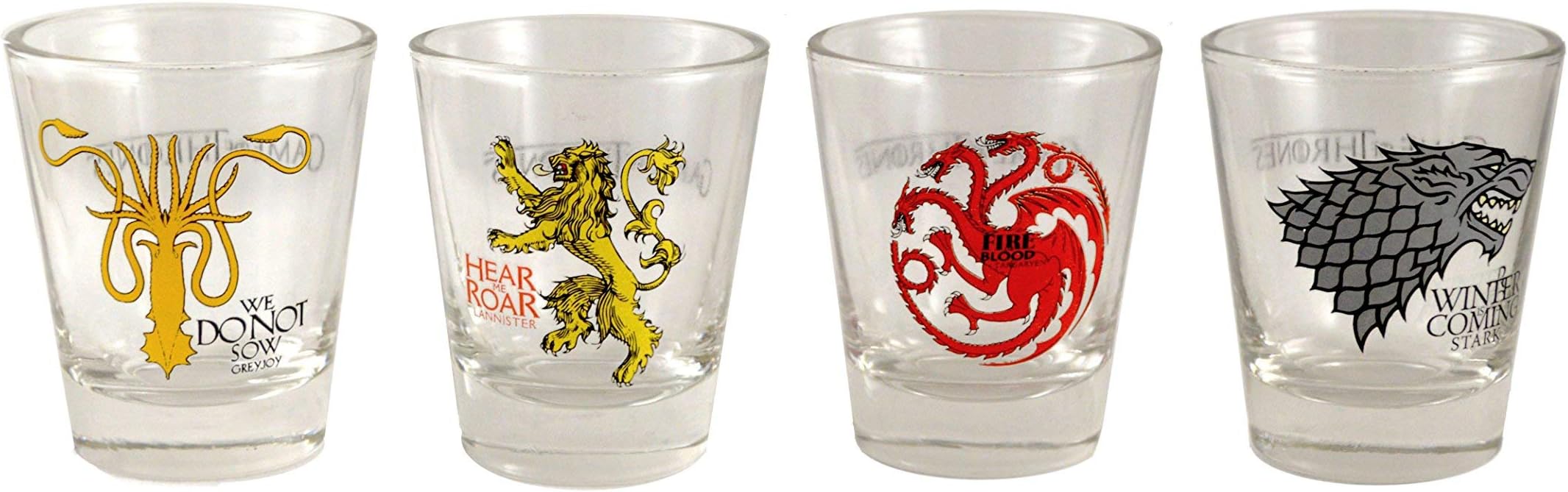 Amazon.com | 3.38 Inch Dragon with Rose Shot Glass, Black and Silver ...