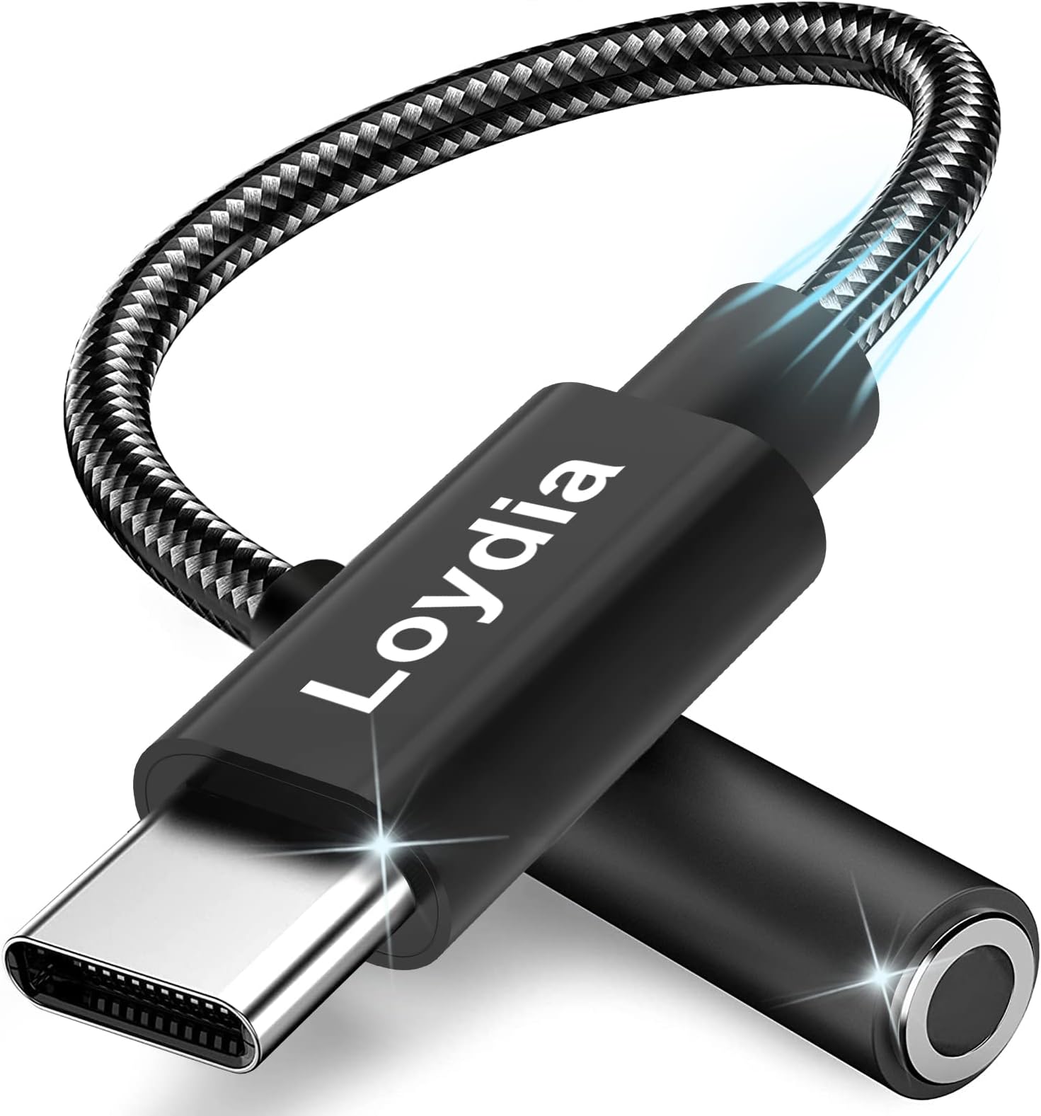 Anker USB C to 3.5mm Audio Adapter, Male to Female Nylon Cable for ...