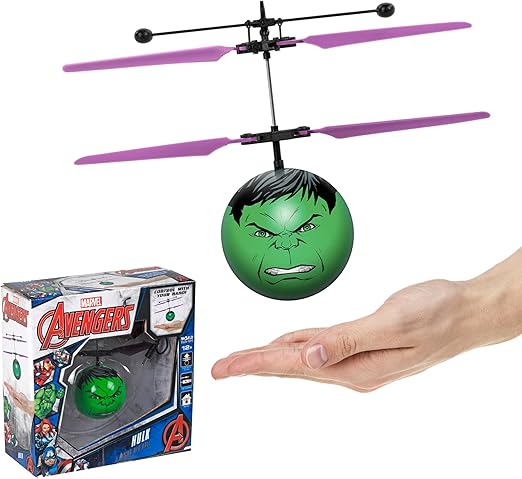 Amazon.com: World Tech Toys Marvel Hulk Flying Toy – Motion Sensing ...