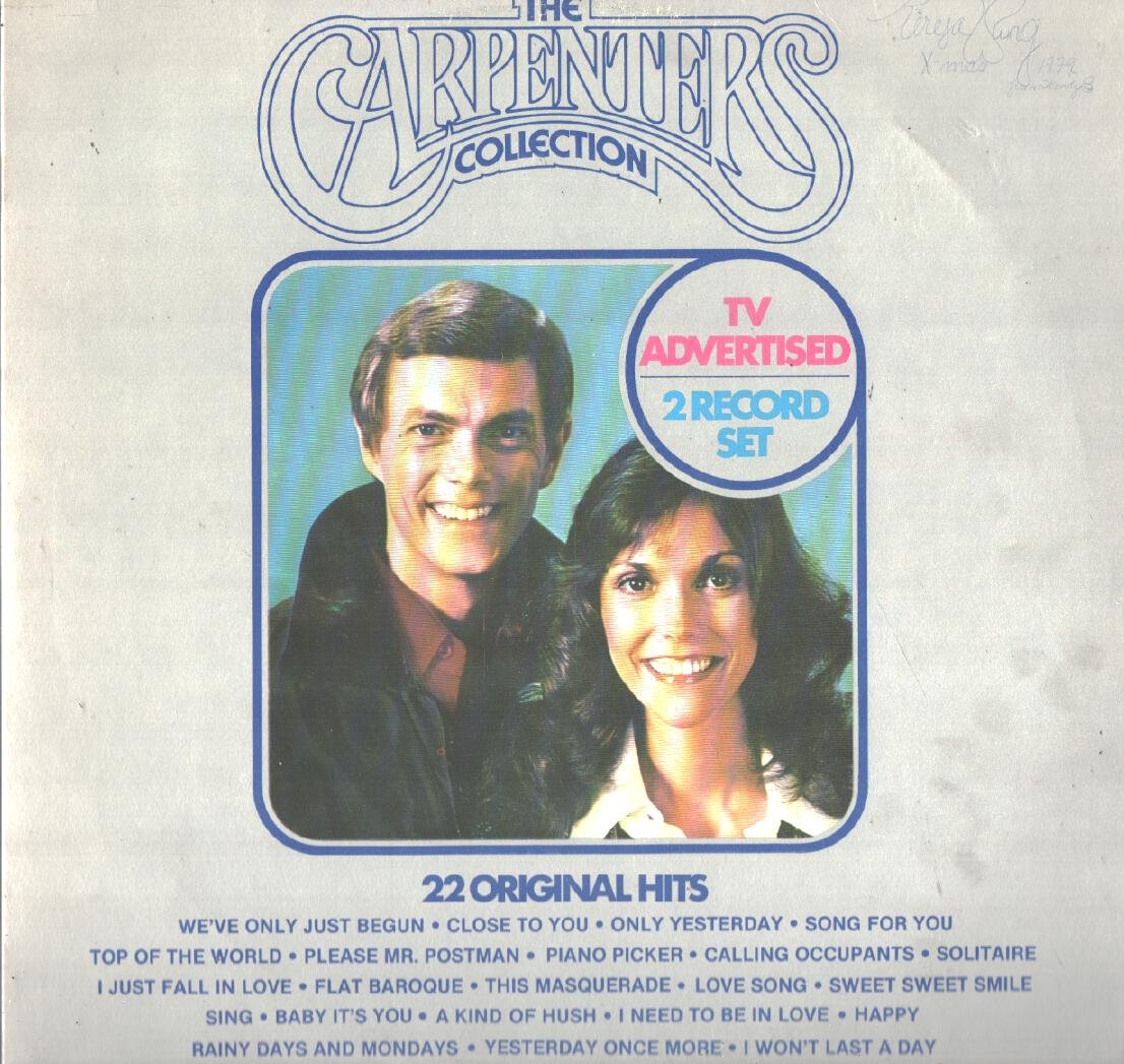 Amazon.com: Carpenters - The Carpenters Collection - 12" LP Double 1978 ...