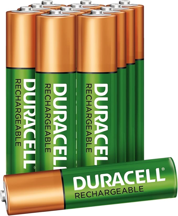 Amazon.com: Duracell Rechargeable AA Batteries, 12 Count Pack, Double A ...