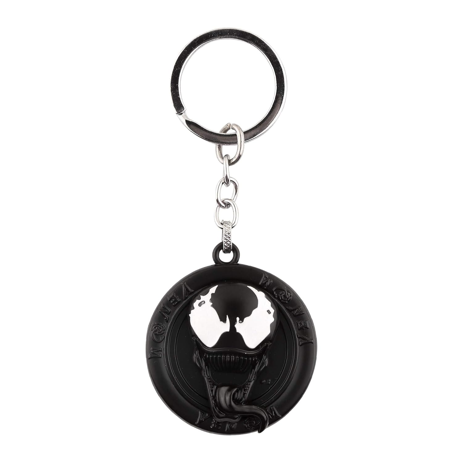 RainSound Venom Rotating/Revolving Metal Superhero Collectible Keychain ...