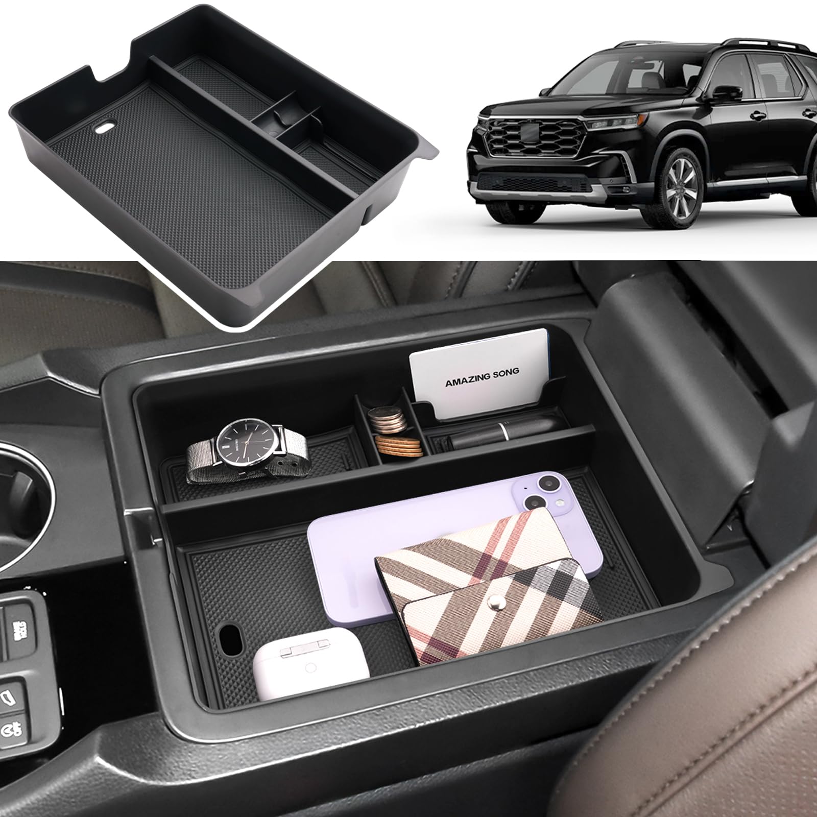 Amazon.com: Coleya 2023 2024 2025 Pilot Center Console Organizer for ...