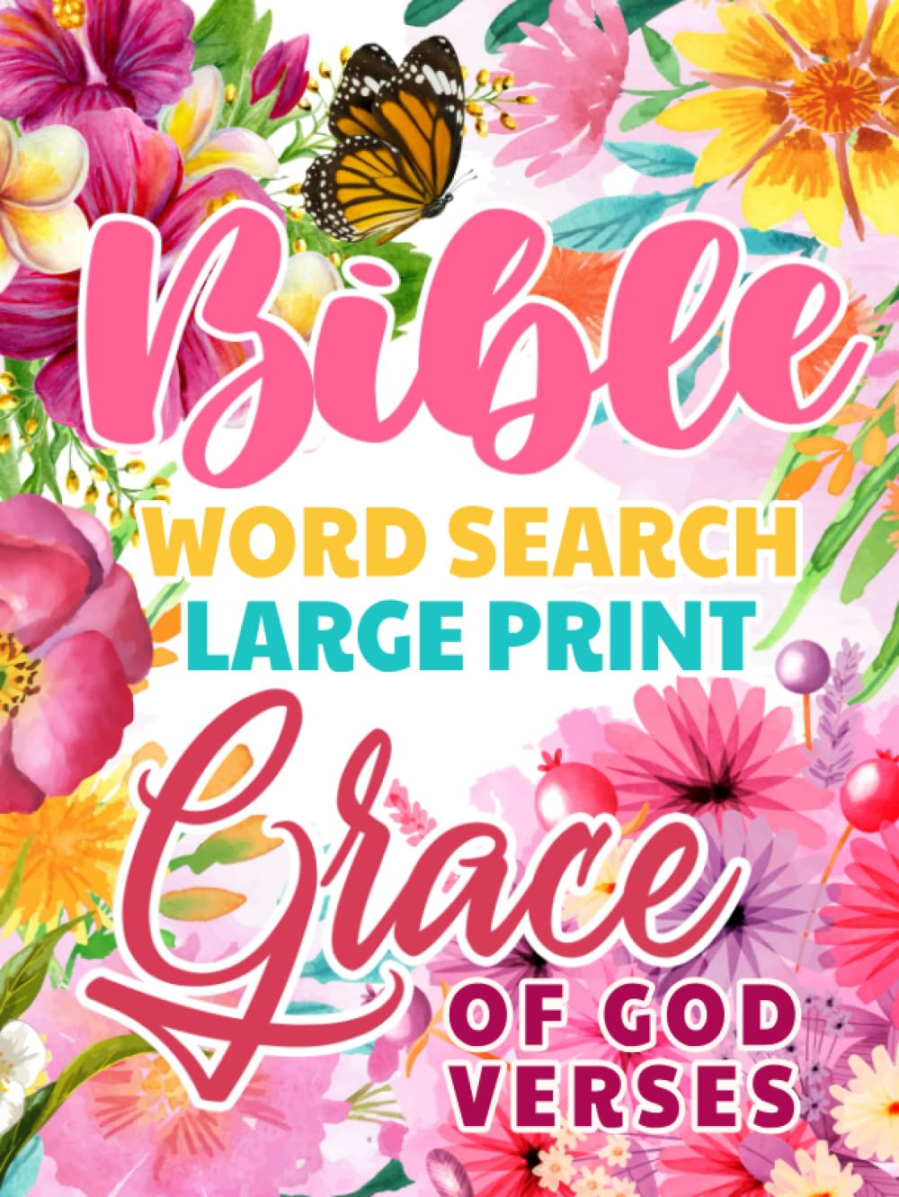 Bible Word Search Large Print Grace of God verses: Guthrie, Michelle ...