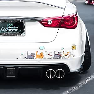Murimt - Pegatinas y calcomanías divertidas para coche, 5 calcomanías ...