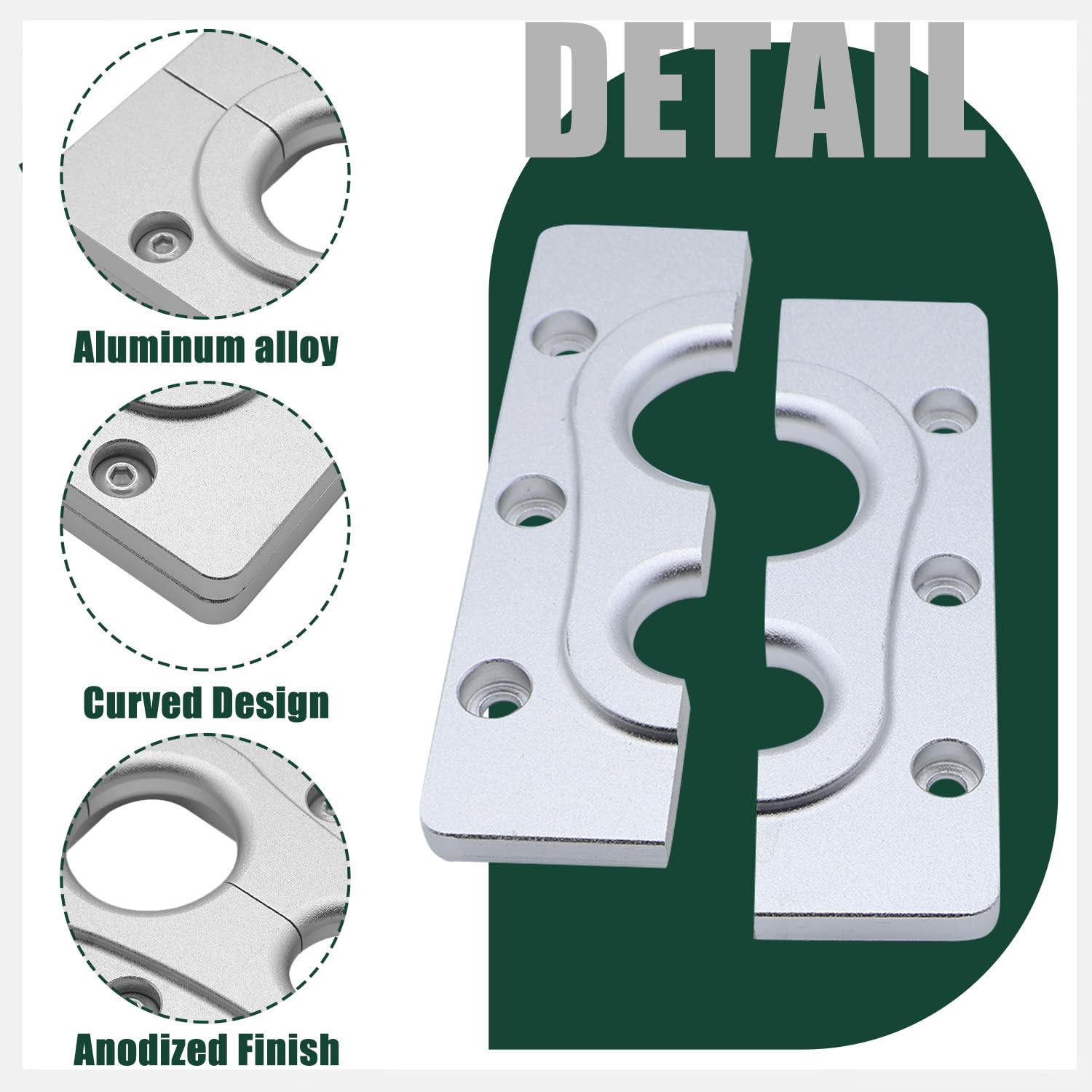 Snapklik.com : JADSOrBoBi Firewall Pass-Through Bracket For Holley Terminator X Max, Billet Aluminum