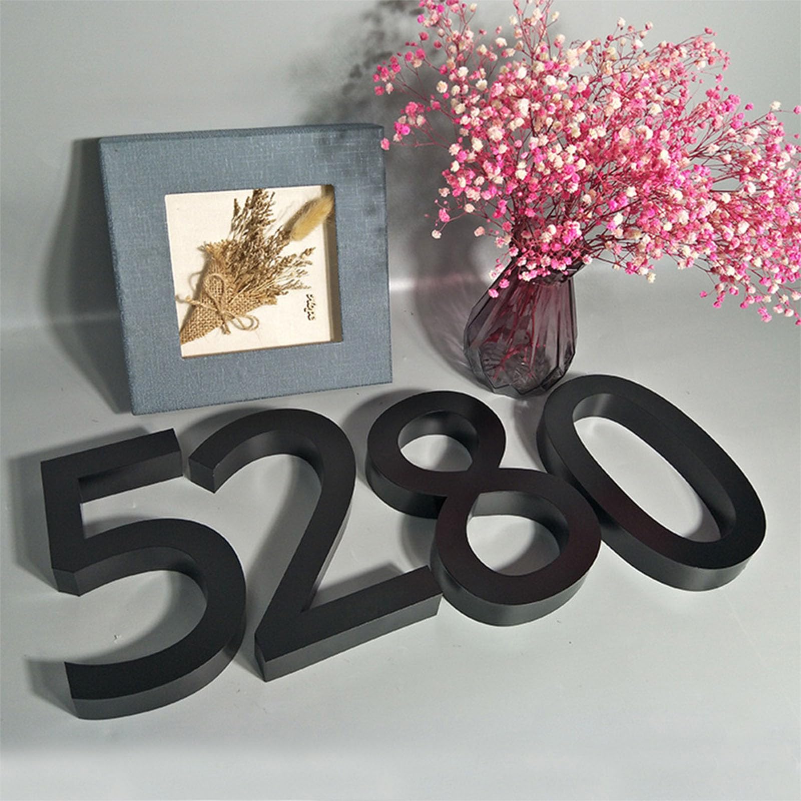 Snapklik.com : 2 Mailbox Numbers,Modern House Number For Address ...