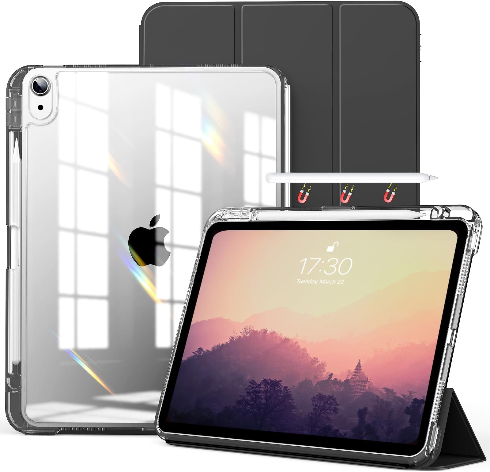 Amazon.com: kenke Hybrid Case for iPad Air 11 Inch (M3) 2025 / (M2 ...