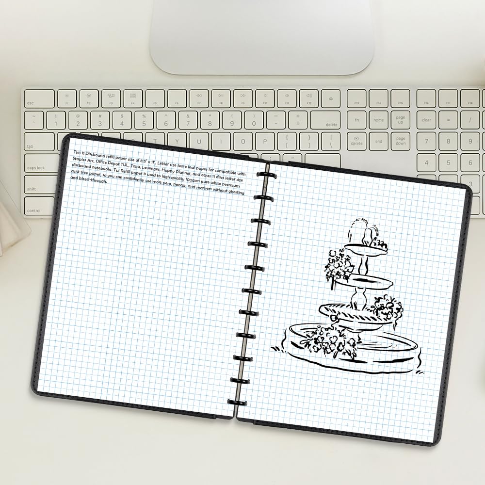Snapklik.com : (3-Pack) A4 TUL Discbound Grid Filler Paper - 11 Disc ...