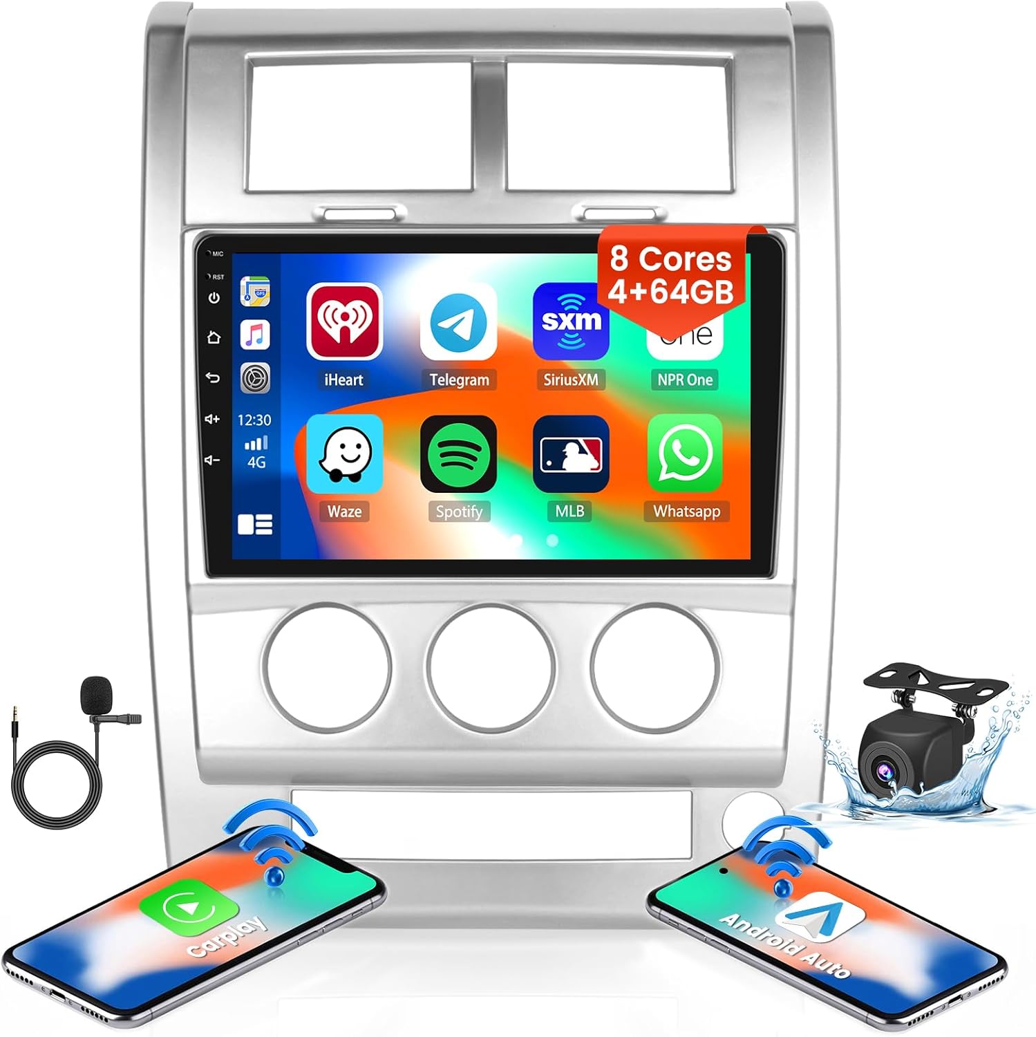 Amazon.com: Inefala 4GB 64GB Stereo for Jeep Liberty Arctic 2008 2009 2010 2011 2012 2013 ...