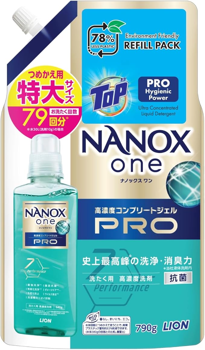 Amazon | ライオン NANOX one Pro 詰替特大 790g | LION | シャンプー 通販