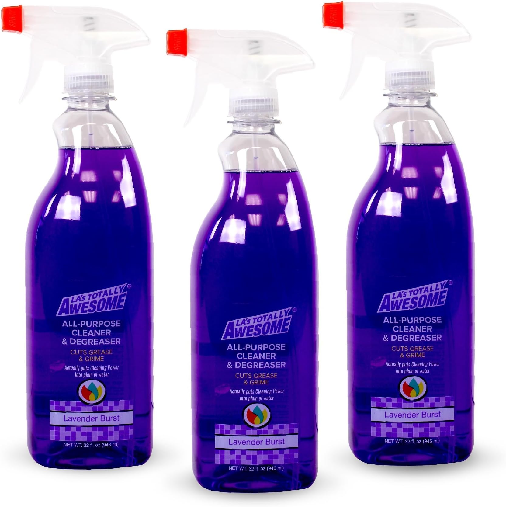 Amazon.com: La's Totally Awesome All-Purpose Cleaner Spray, Lavender ...