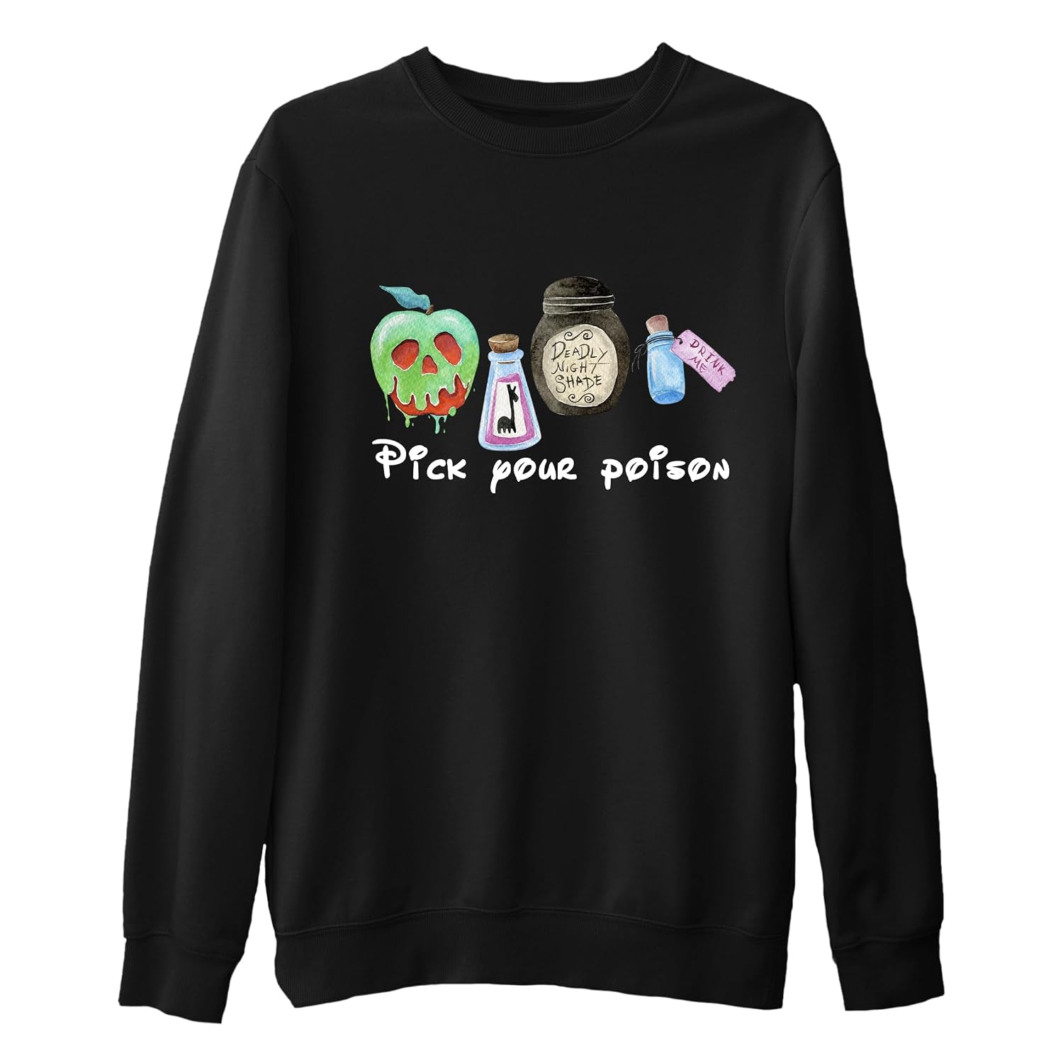 Amazon.com: Pick Your Poison Hoodie, D.isney Family and couple Hoodie ...