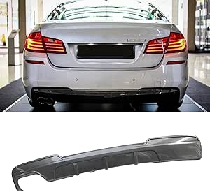Amazon.com: NINTE Rear Diffuser for 2011-2016 BMW 5-Series F10 M Sport ...