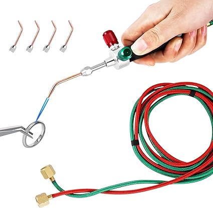 Amazon.com: Mini Jewelry Oxygen Torch Kit Oxygen Acetylene Welding ...