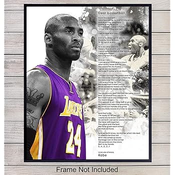 Amazon.com: Kobe Bryant Poster Quote Black History Month Posters Los ...